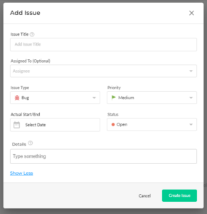 Assign Issue to task – nTask Support