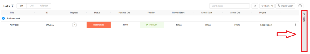Task Filters (Advanced) - nTask Support