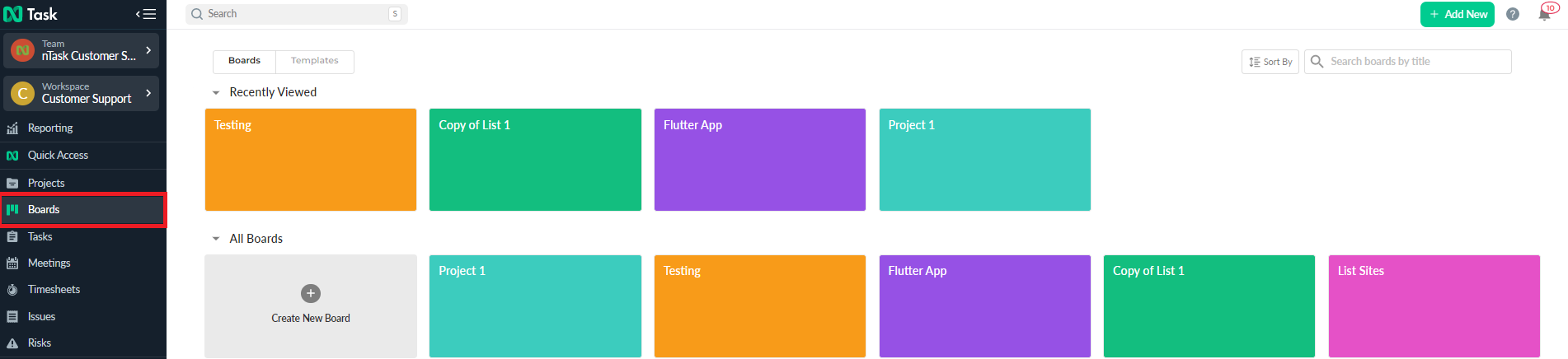 Add New Status Column – nTask Support