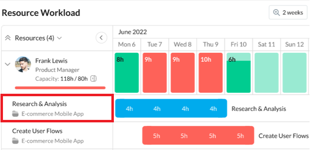 Resource Workload – nTask Support